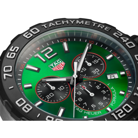 TAG Heuer Formula 1 Chronograph Green| Juwelier van Willegen Den Haag ...